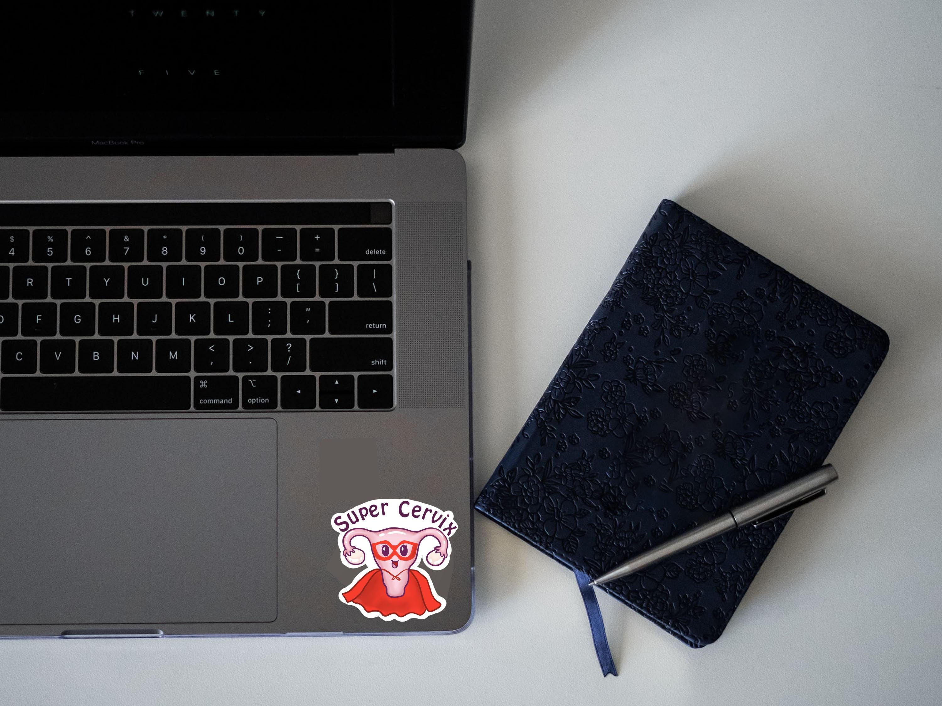 OBGYN Sticker - Cervix Superhero Design With Pun for Gynecologists, Med ...