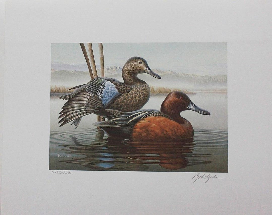 1987 Idaho First of State Duck Stamp Print Wall Art, Home Decor ...