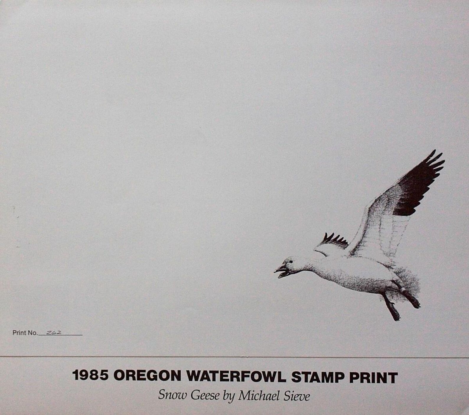 1985 Oregon Second in Series of State Duck Stamp Prints. Wall Art, Home ...