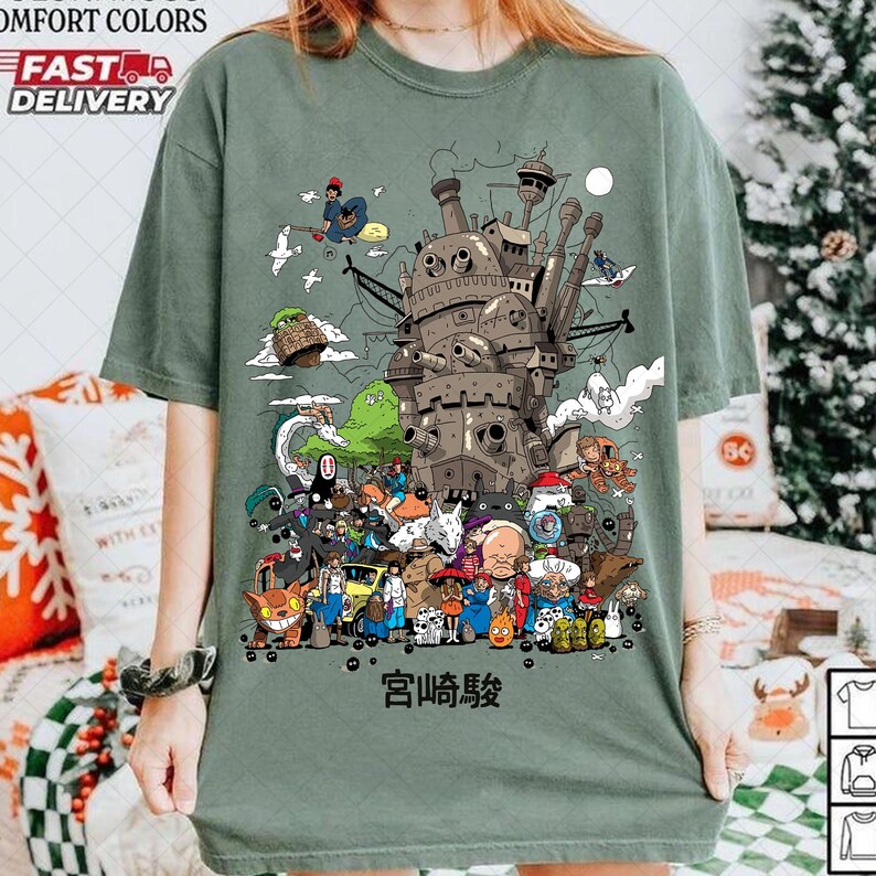 Howl's Moving Castle Png, Kiki's Delivery Png, My Neighbor Totoro PNG, Studio Ghibli PNG ...