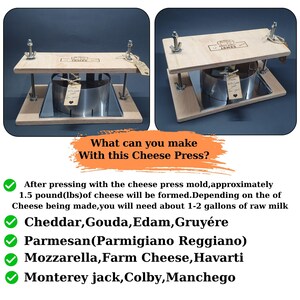 Cheese Making Kit,diy Cheese Kit,cheese Making Starter,cheese Press ...