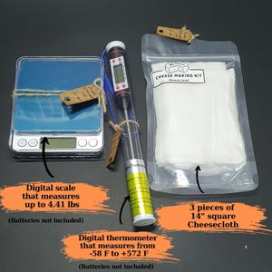 Cheese Making Kit,diy Cheese Kit,cheese Making Starter,cheese Press ...