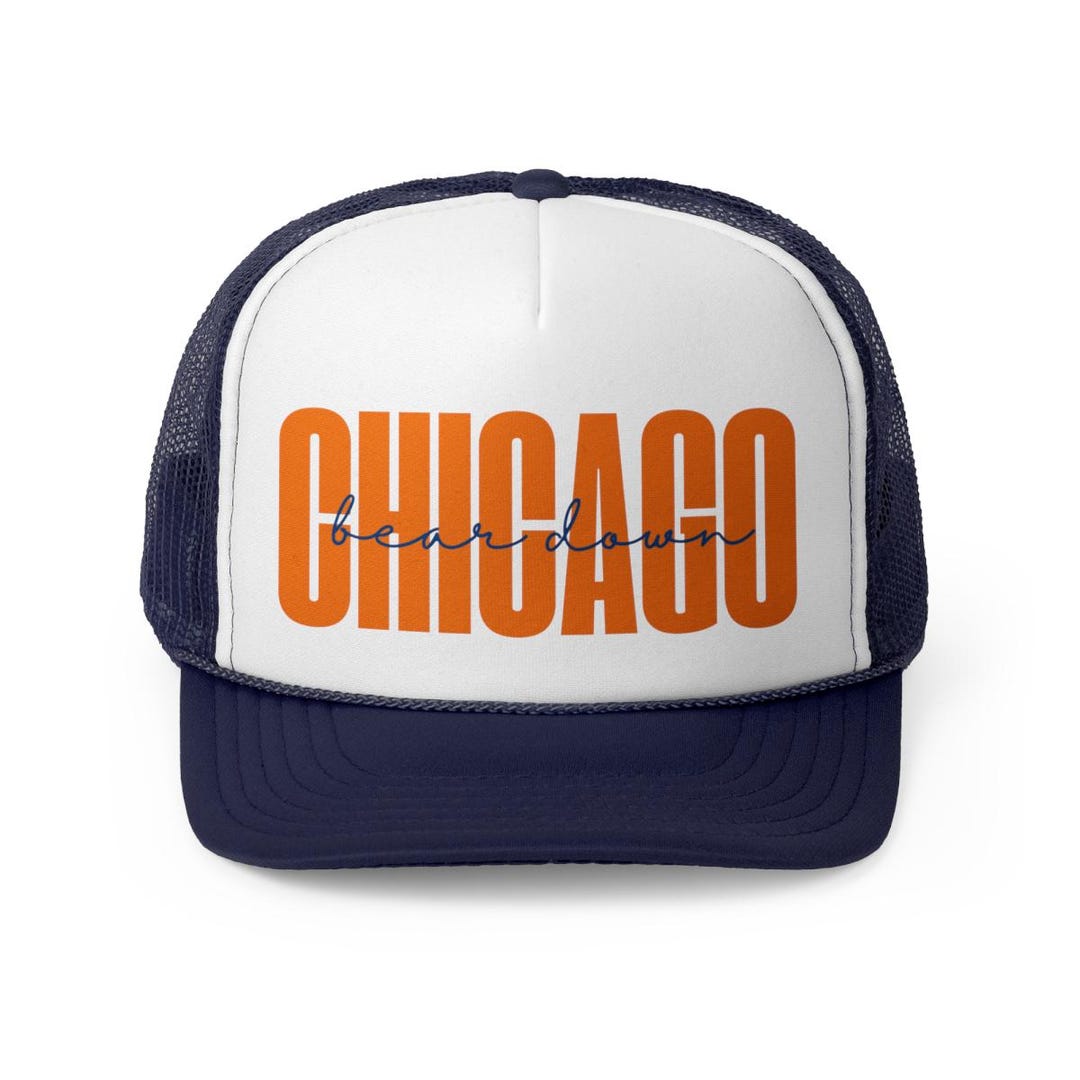 Chicago Bears Trucker Cap Cute NFL Team Hat, Football Fanwear, Sports ...