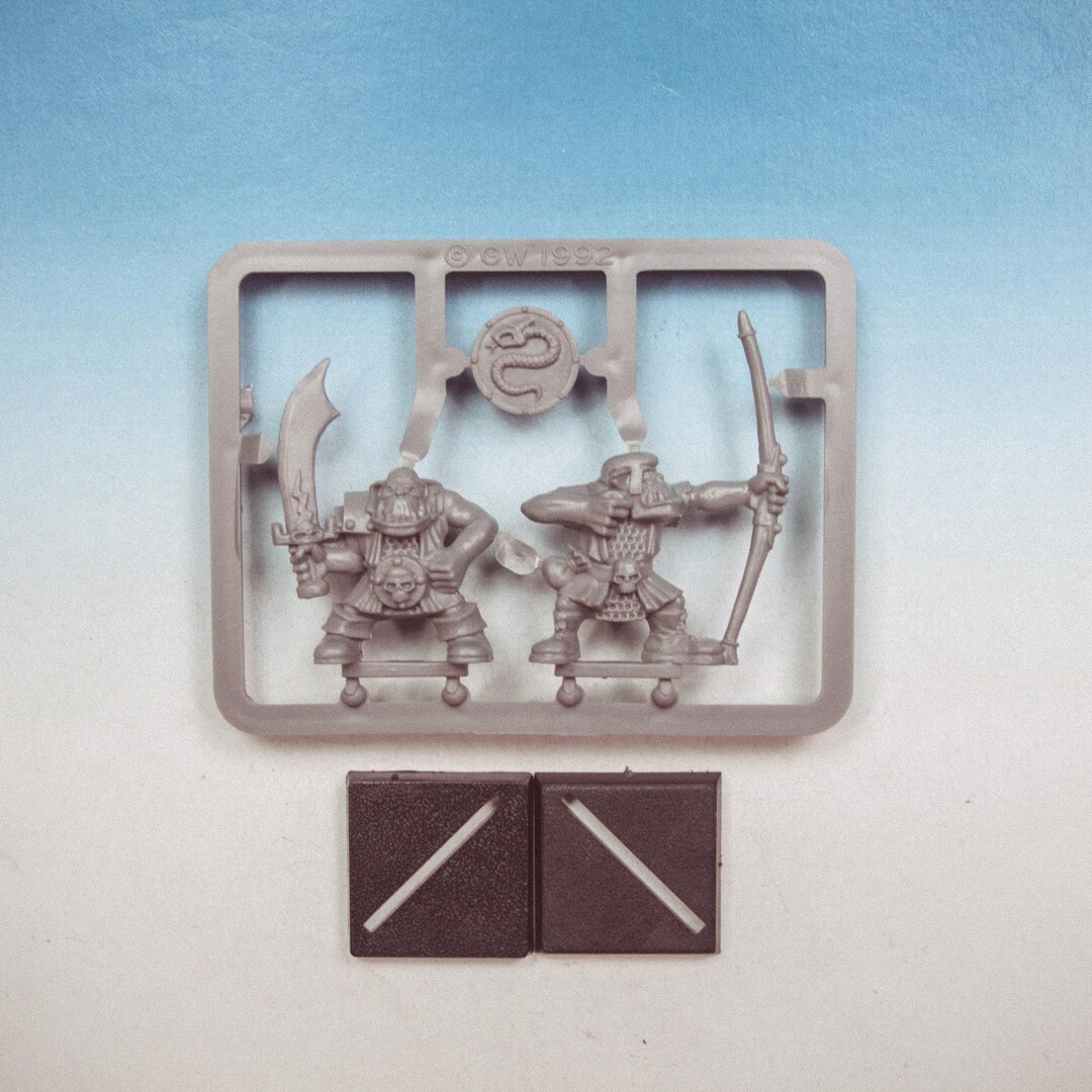 Plastic Orc Boyz Warrior With Shield Oldhammer 1995 Warhammer Fantasy ...
