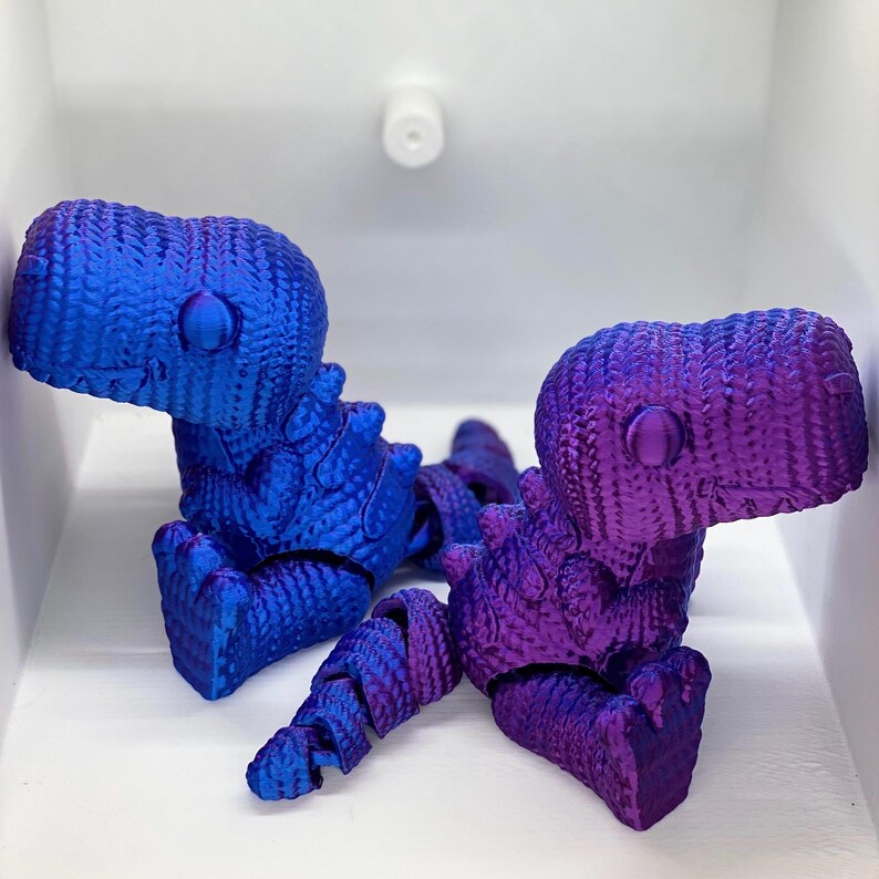 Flexi T-rex 3d Printed 3d Printed T Rex Flexi Rexy T Rex Toy, Desk Toy ...