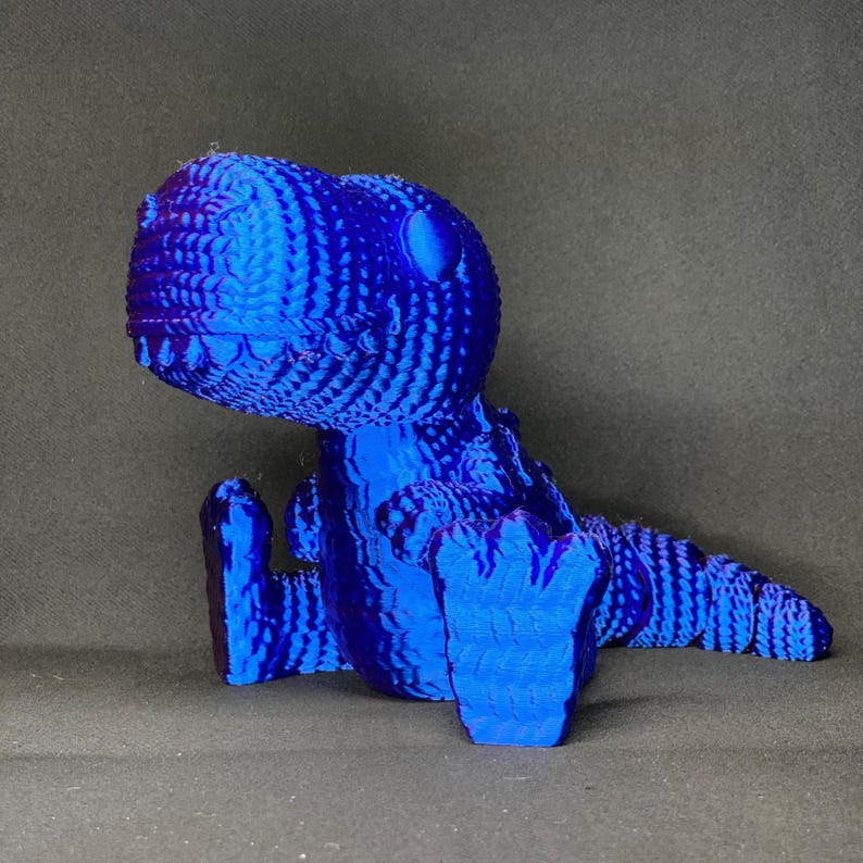 Flexi T-rex 3d Printed 3d Printed T Rex Flexi Rexy T Rex Toy, Desk Toy ...