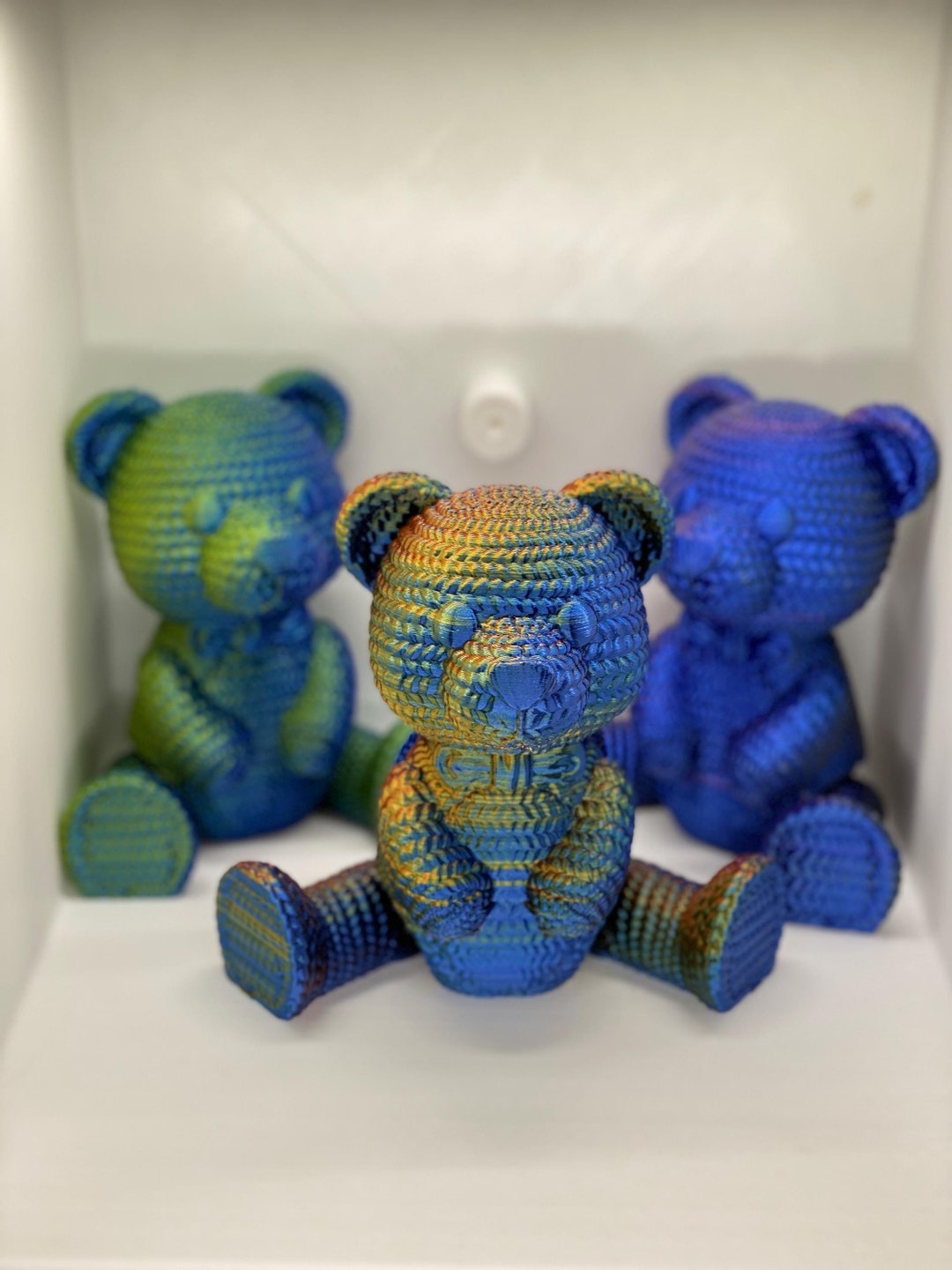 Crochet Flexi Teddy Bears - Adorable, Articulated 3D Printed Teddy Bear ...