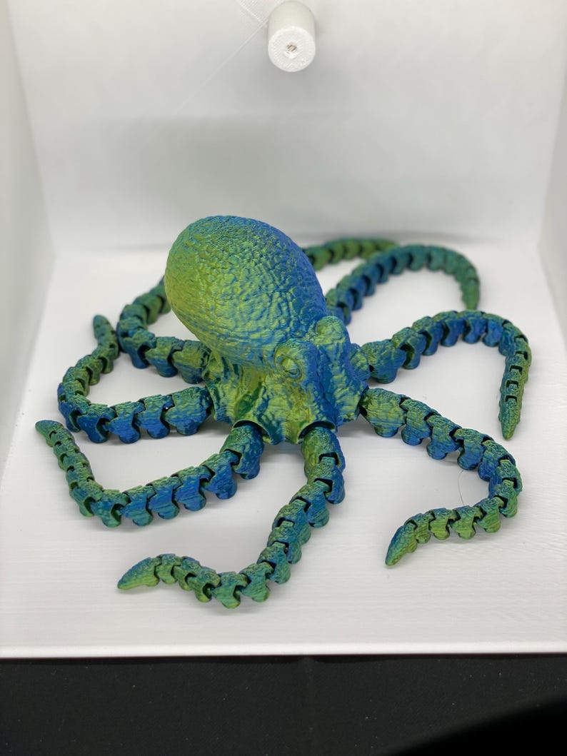 New Articulated Octopus, 3d Printed Octopus With Moveable Tentacles ...