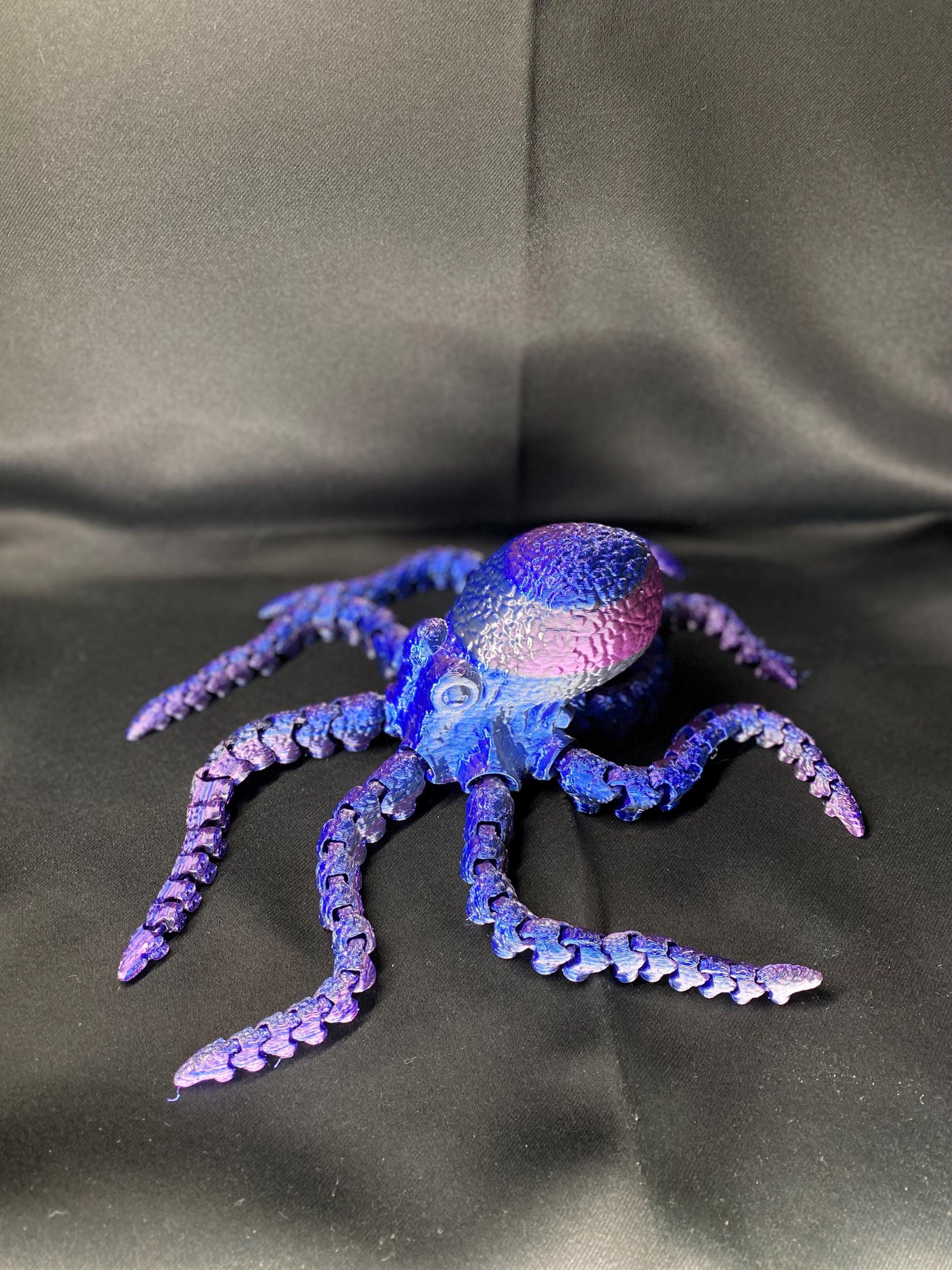 New Articulated Octopus, 3d Printed Octopus With Moveable Tentacles ...