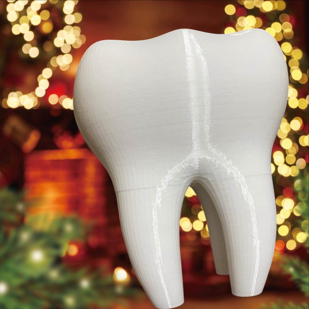 Molar Tooth Planter With Self-draining Design - Quirky Indoor & Outdoor ...