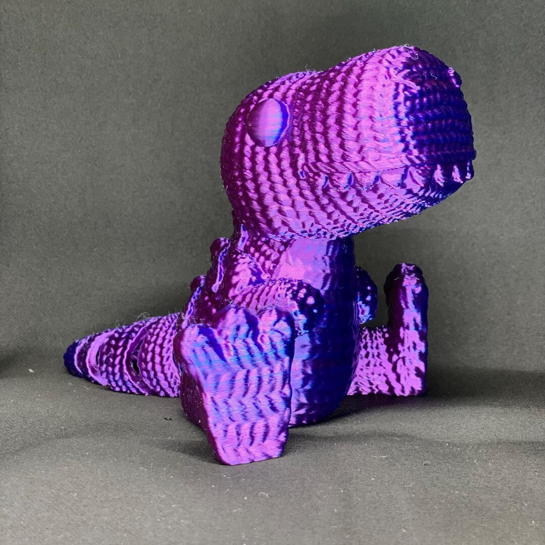 Flexi T-rex 3d Printed 3d Printed T Rex Flexi Rexy T Rex Toy, Desk Toy ...