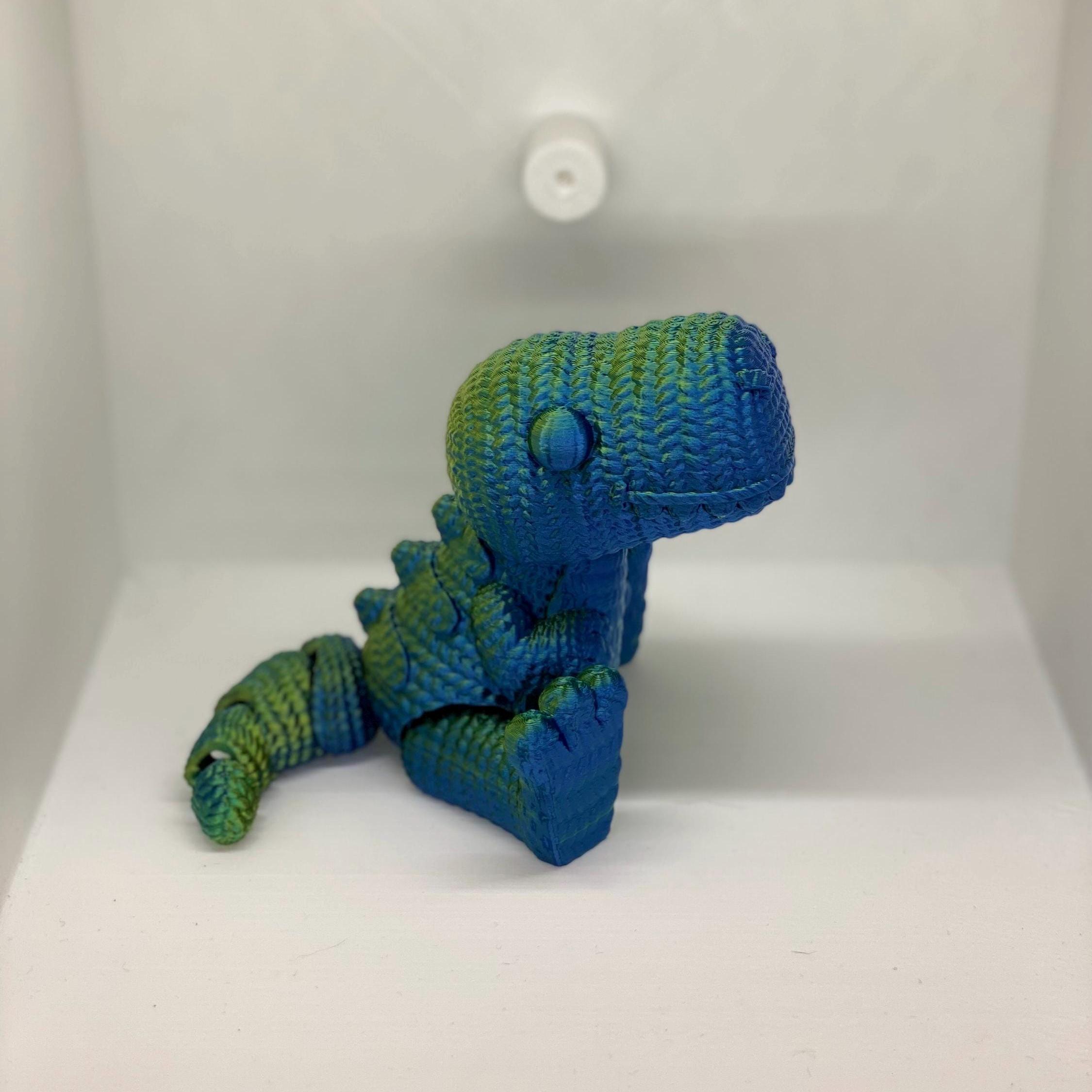 Flexi T-rex 3d Printed 3d Printed T Rex Flexi Rexy T Rex Toy, Desk Toy ...