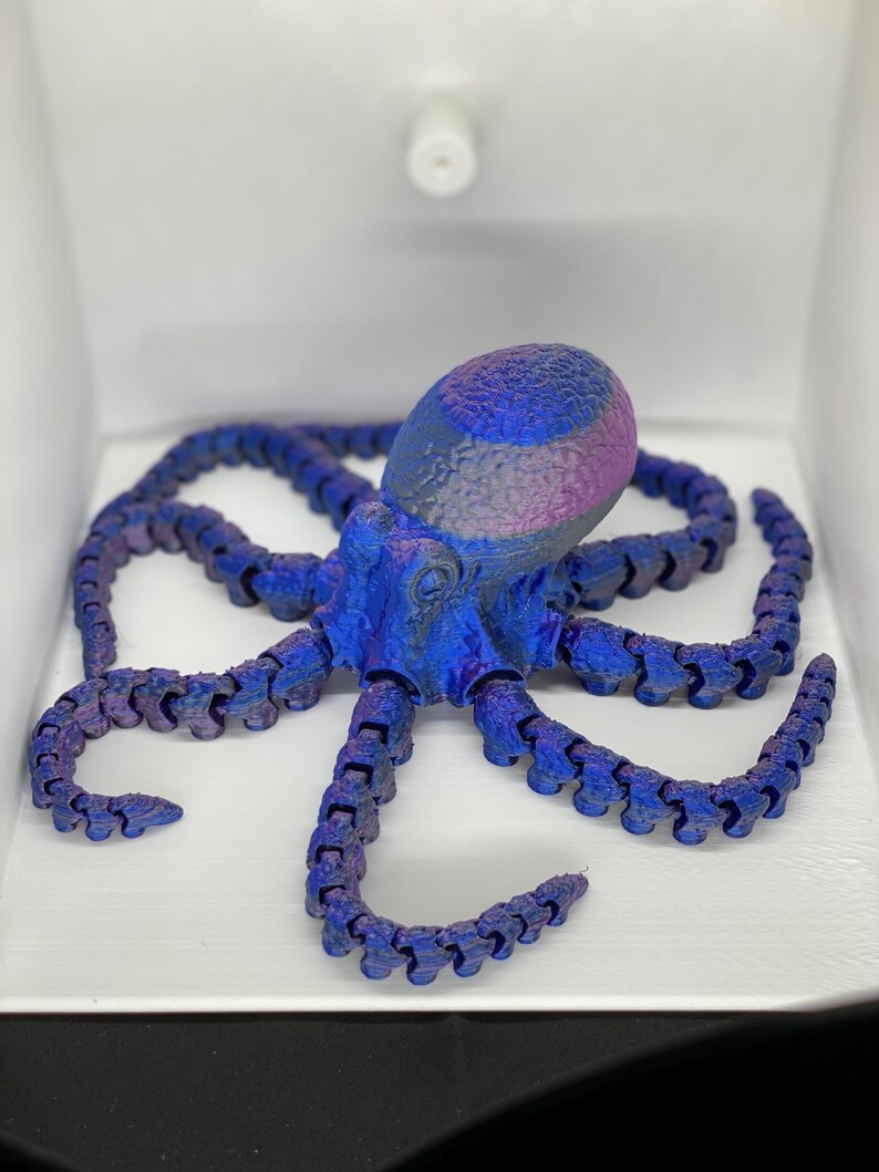 New Articulated Octopus, 3d Printed Octopus With Moveable Tentacles ...