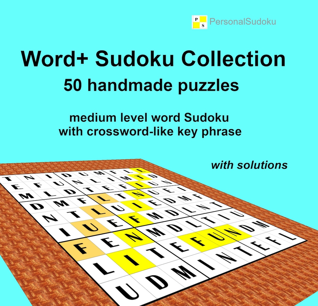 Word+ Sudoku Collection - Etsy