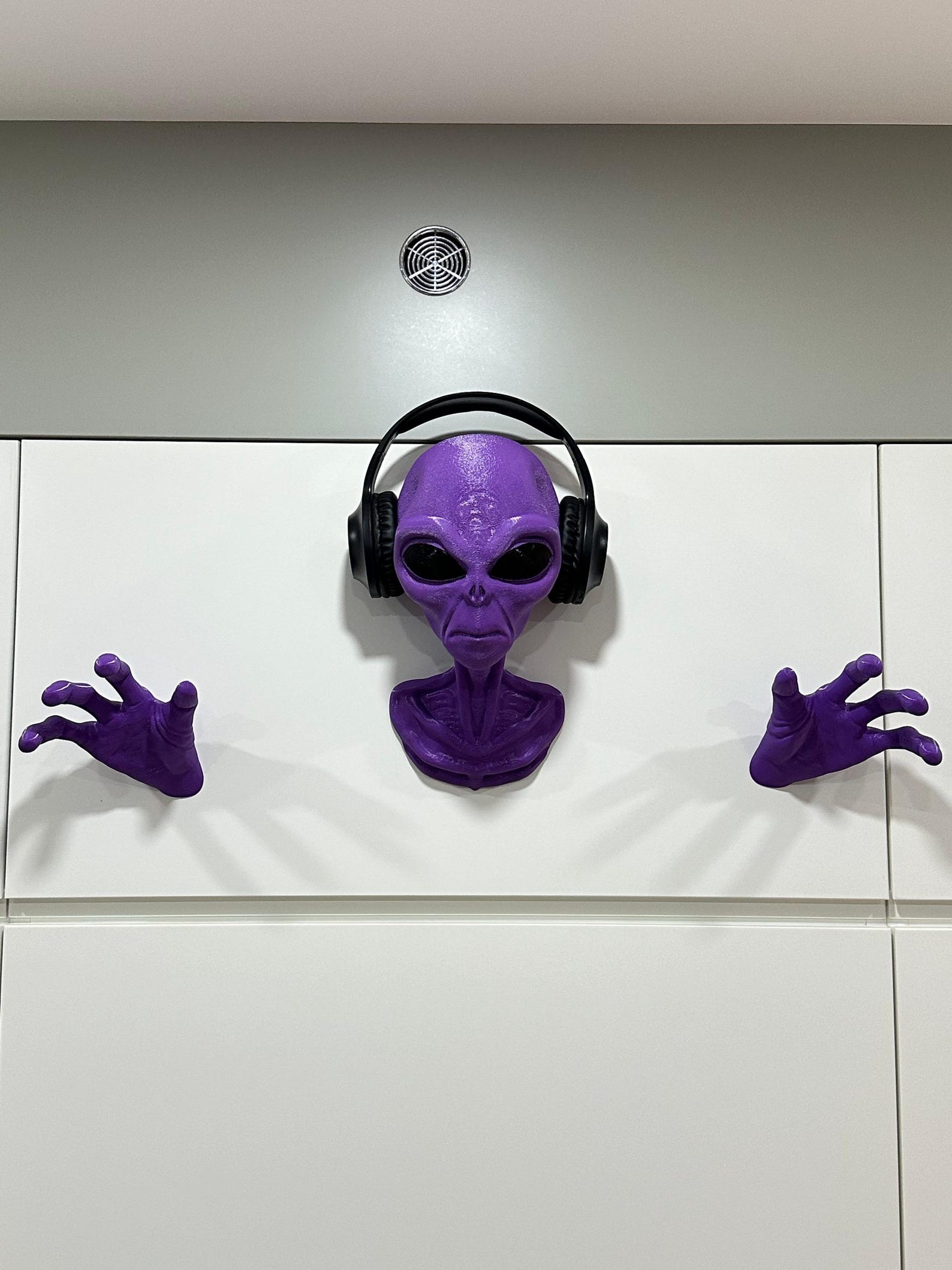 Headphone Stand or Alien Wall Decor, Alien Headphone Holder (various ...