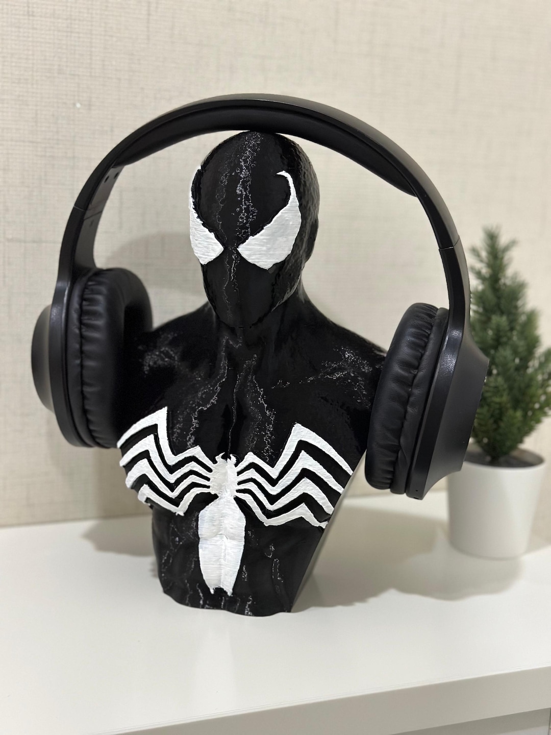Spiderman Venom Headphone Stand Headset Holder | Gaming Desk Decor - Etsy