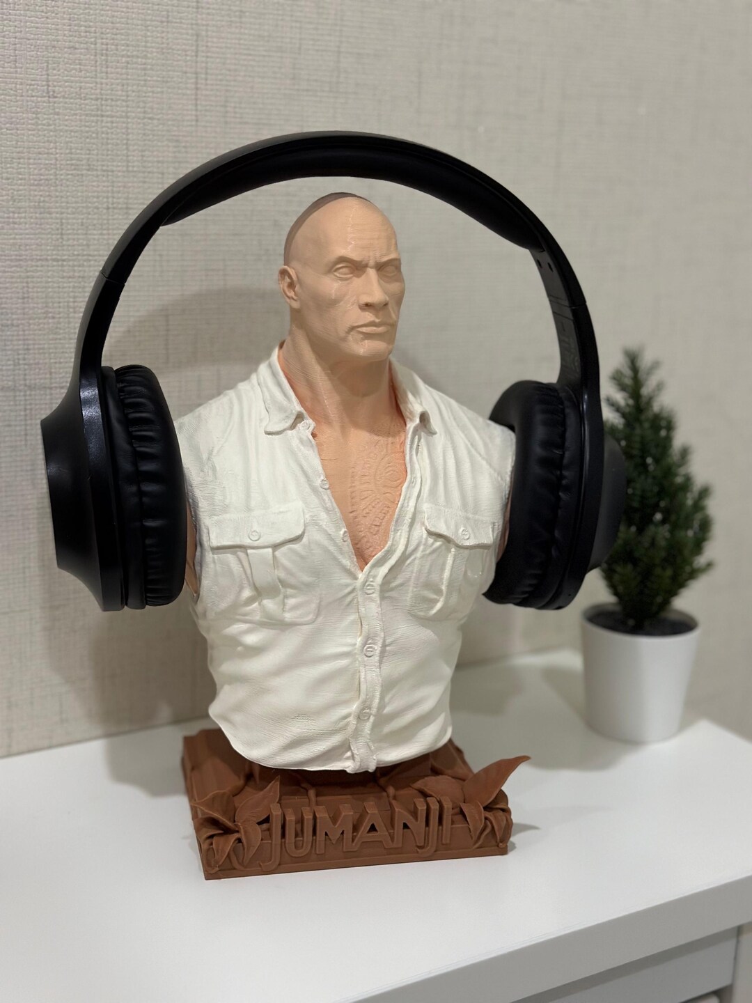 Dr. Bravestone-inspired Headphone Stand | Jumanji-themed Desk Decor ...