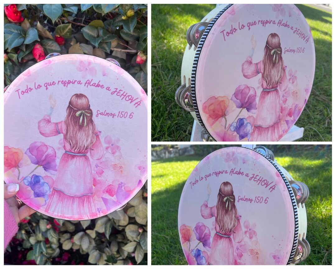 Personalized Tambourines for Christian Dance and Weddings - Etsy