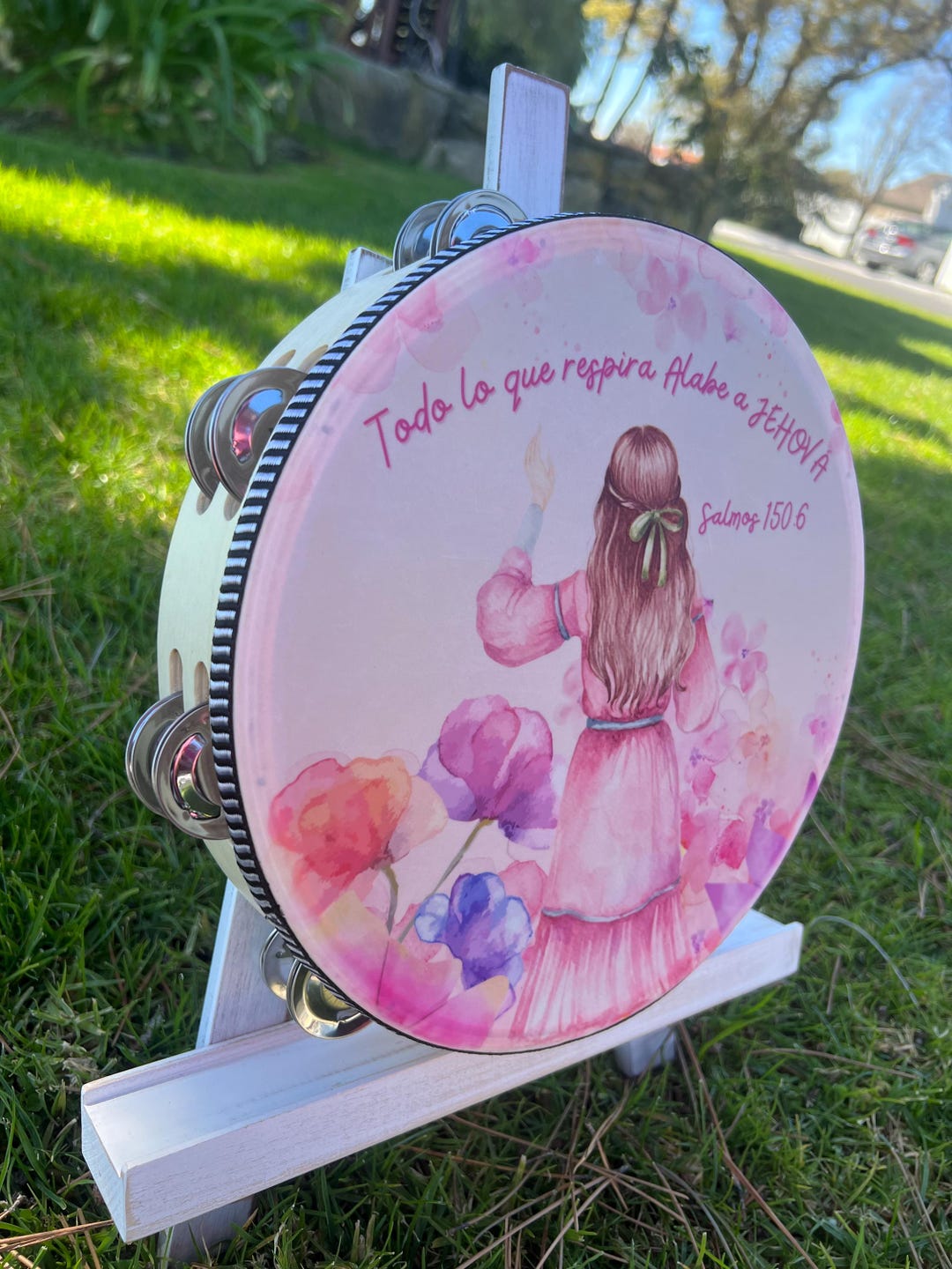Psalms 150:6 Tambourine and Personalized 10-inch Tambourines for ...