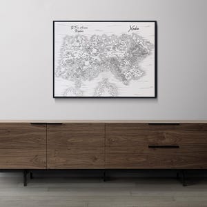 Map of Xadia: Dragon Prince - Etsy