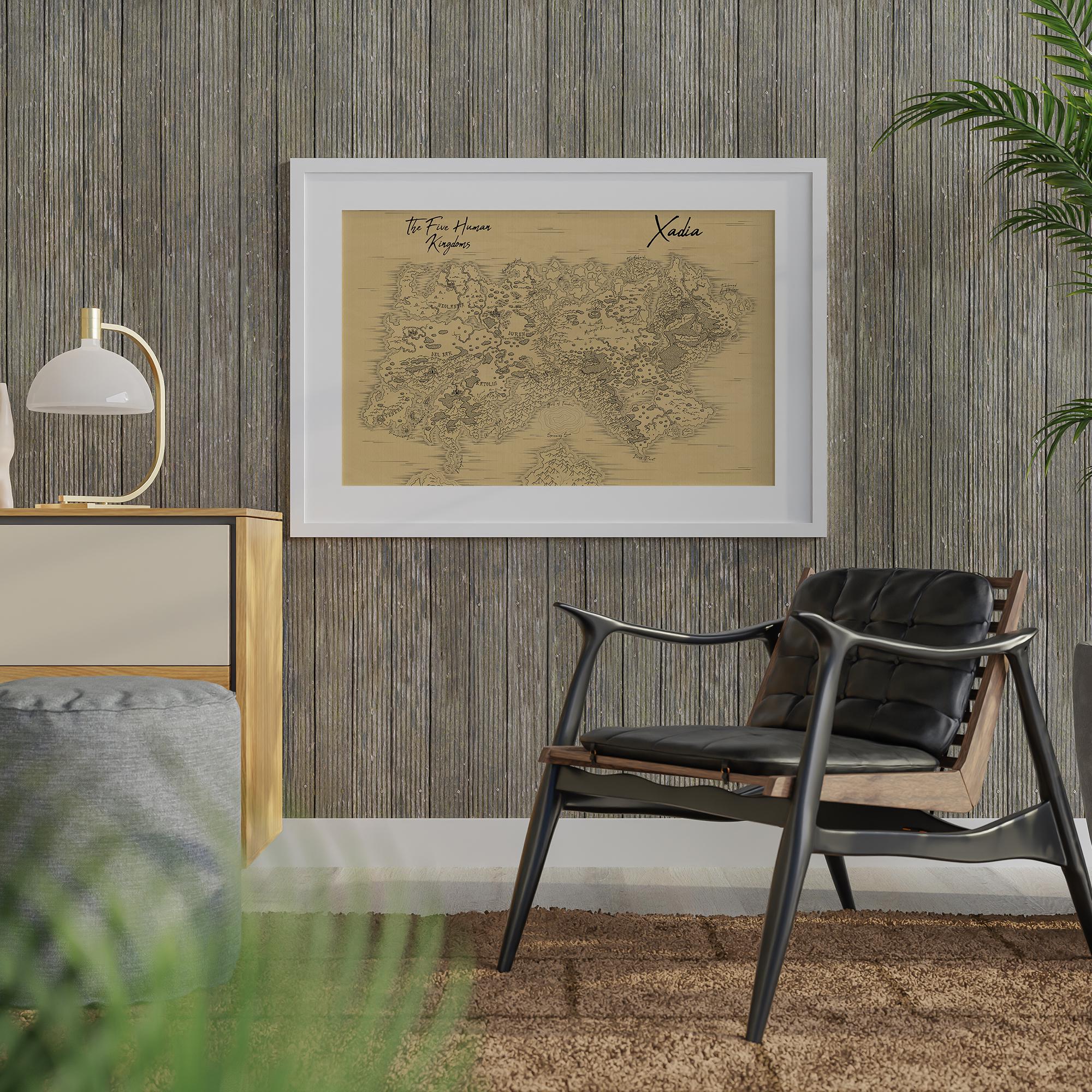 Map of Xadia: Dragon Prince - Etsy