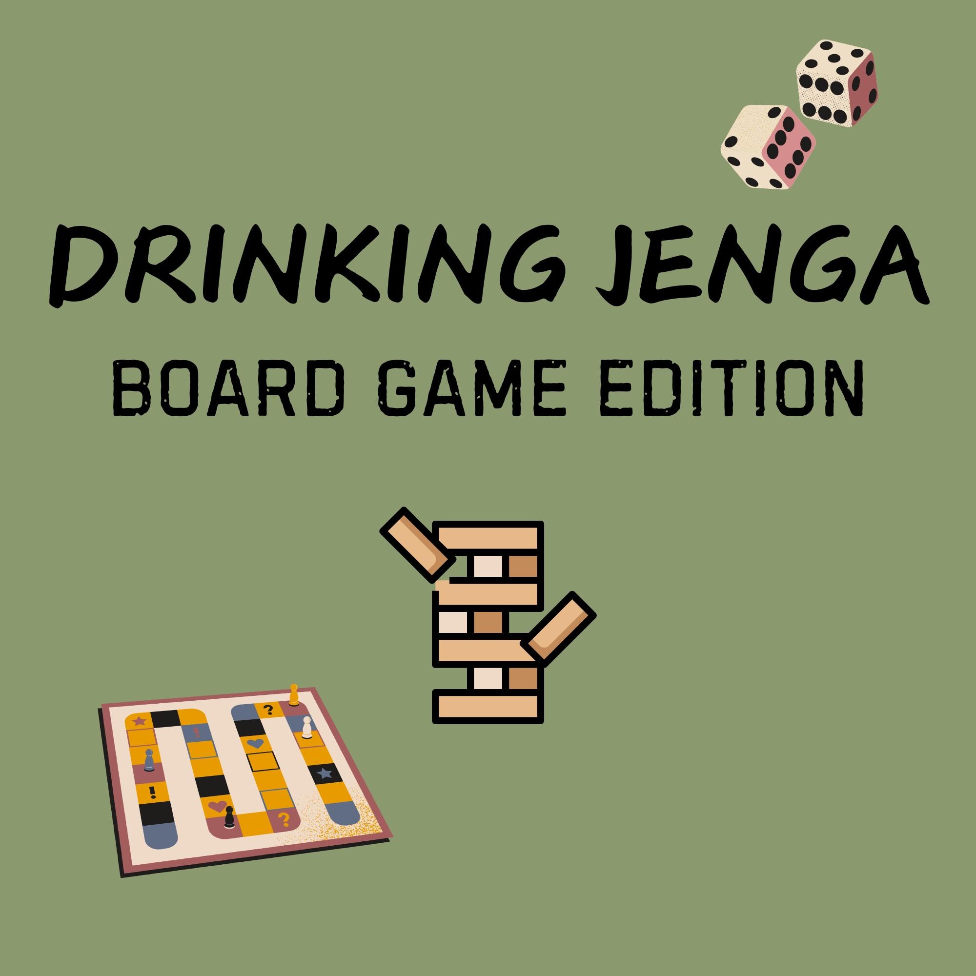 Drinking Jenga: Board Game Edition *DIGITAL DOWNLOAD* - Etsy