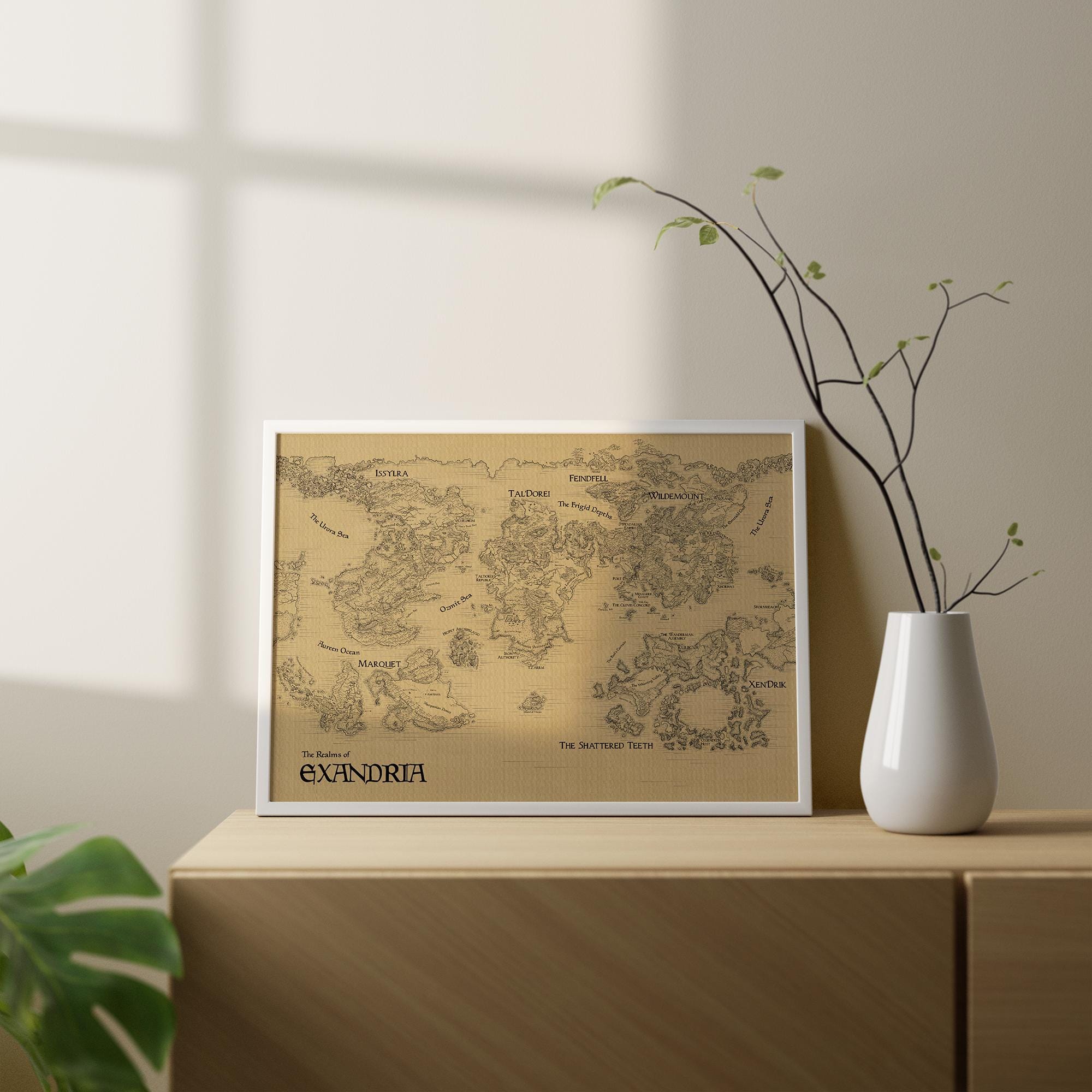 Map of Exandria - Etsy