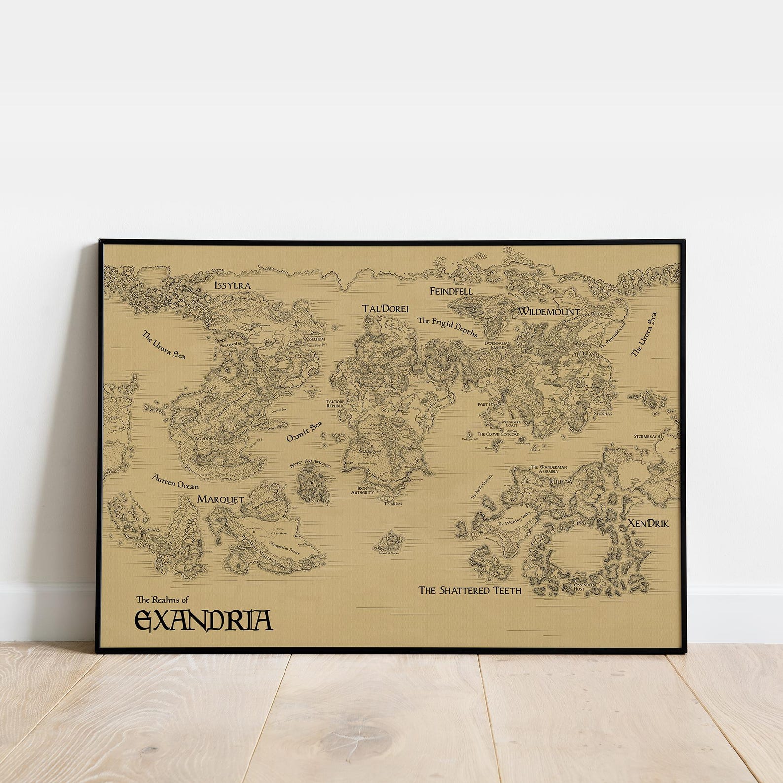 Map of Exandria - Etsy