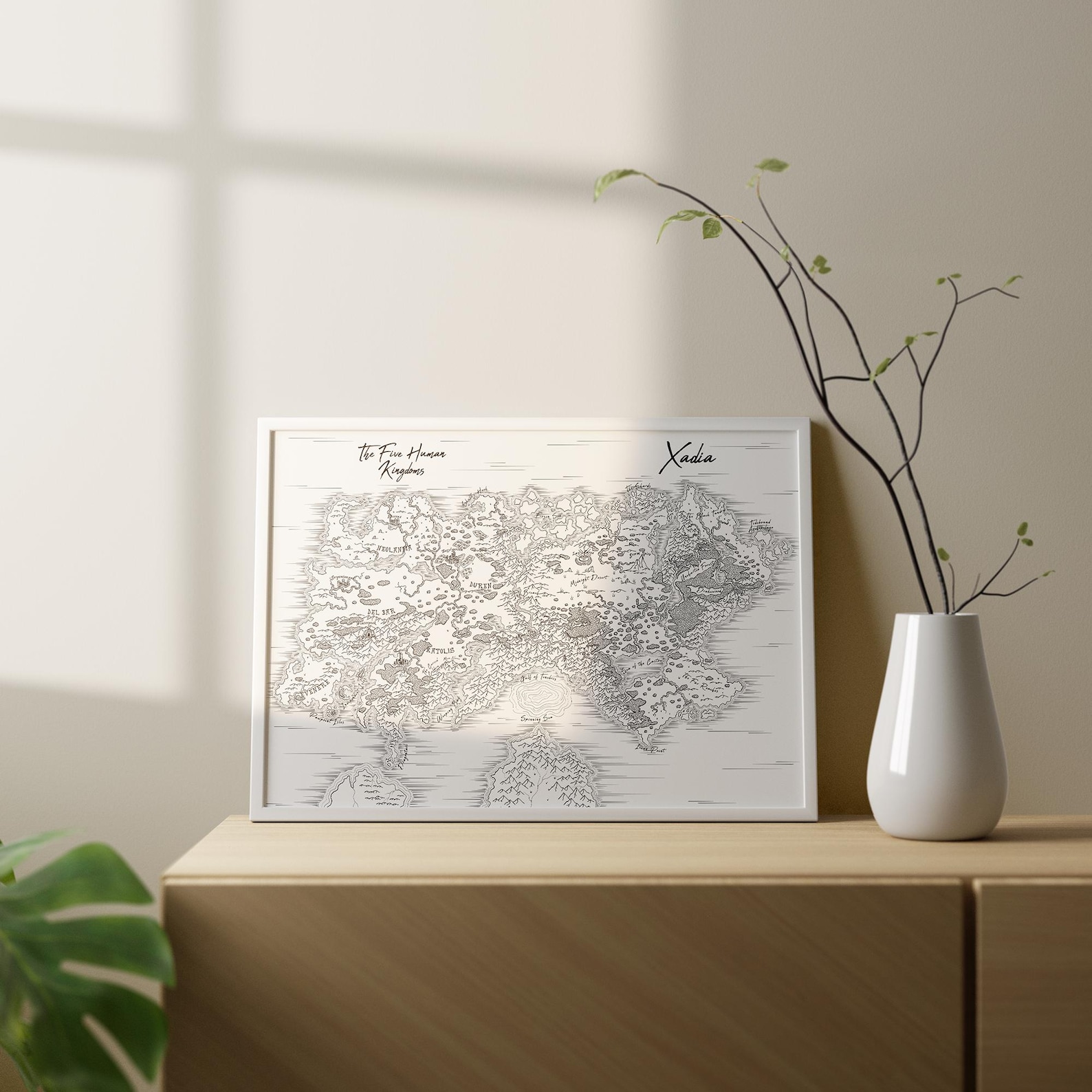 Map of Xadia: Dragon Prince - Etsy