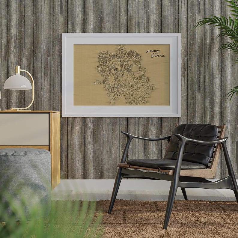 Map of Shadow of the Erdtree - Etsy