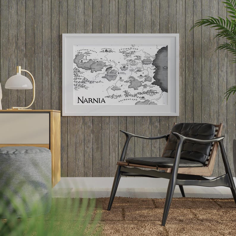 Map of Narnia - Etsy