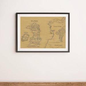 Map of Prythian: ACOTAR - Etsy