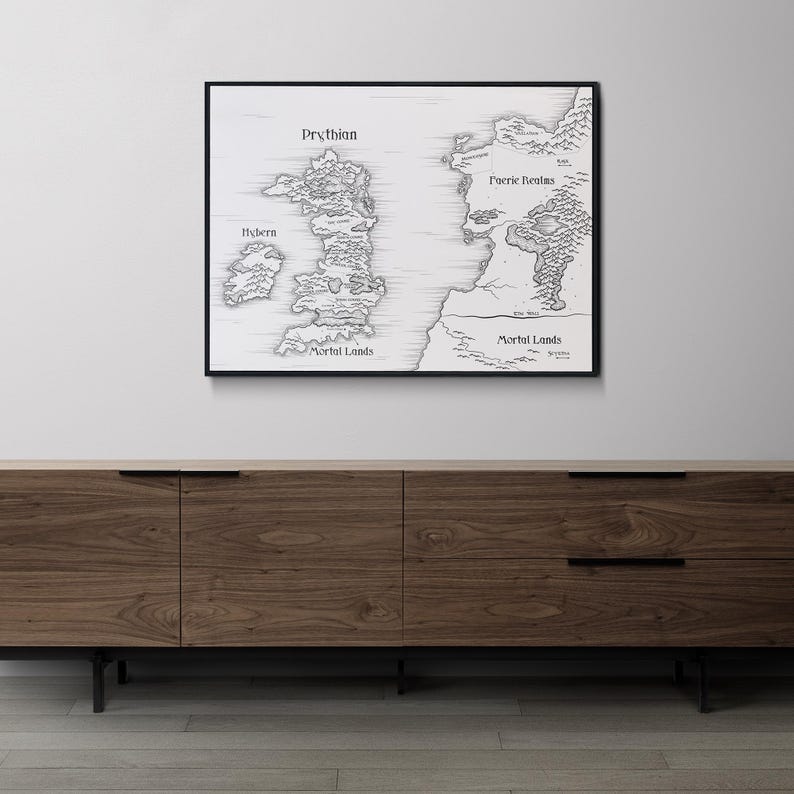 Map of Prythian: ACOTAR - Etsy