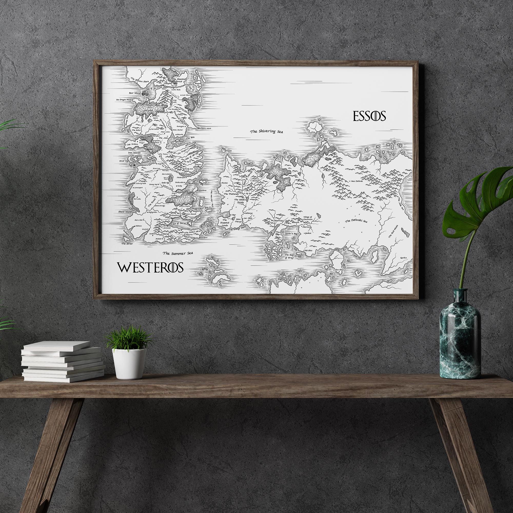 Map of GOT - Etsy
