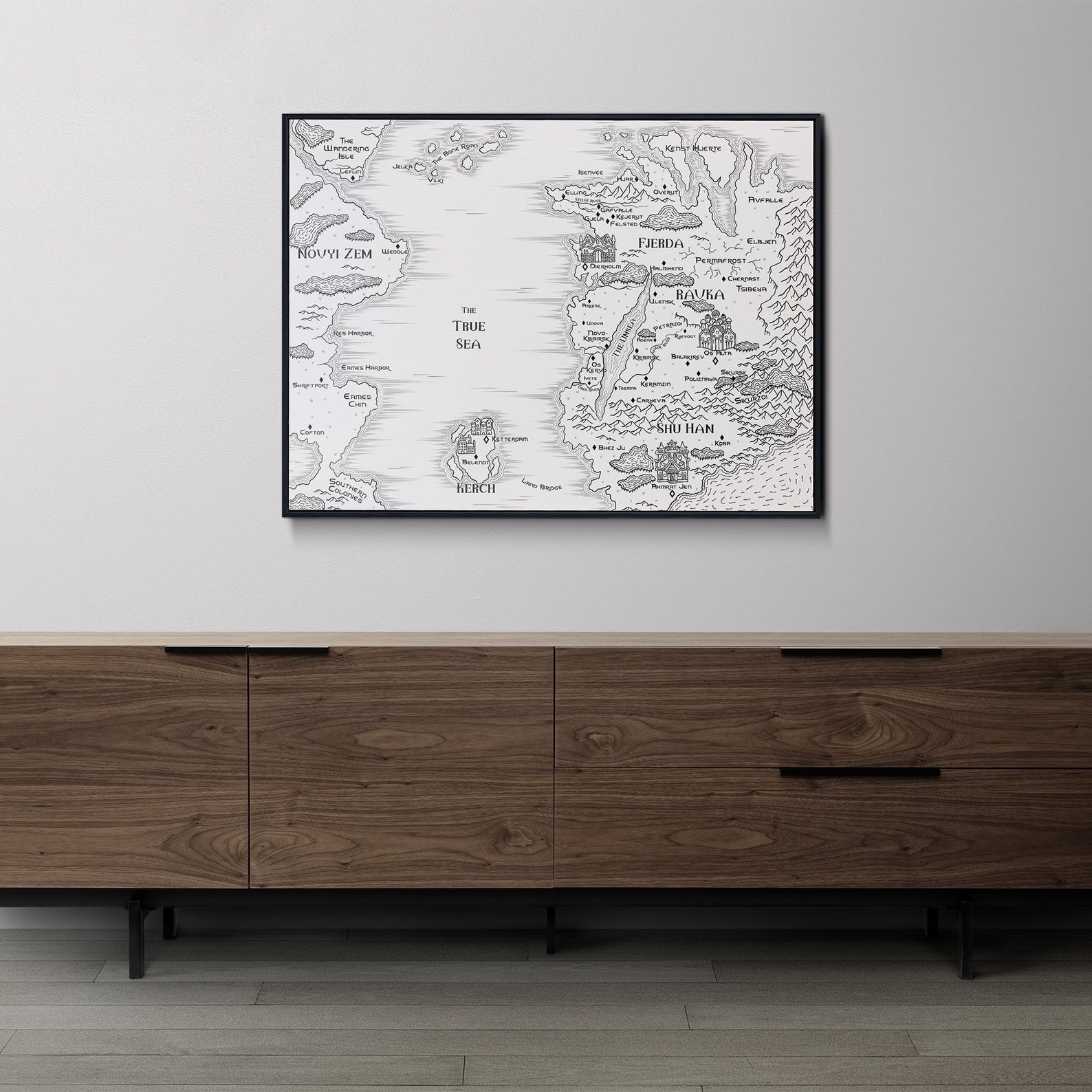 Map of Ravka: Grishaverse - Etsy
