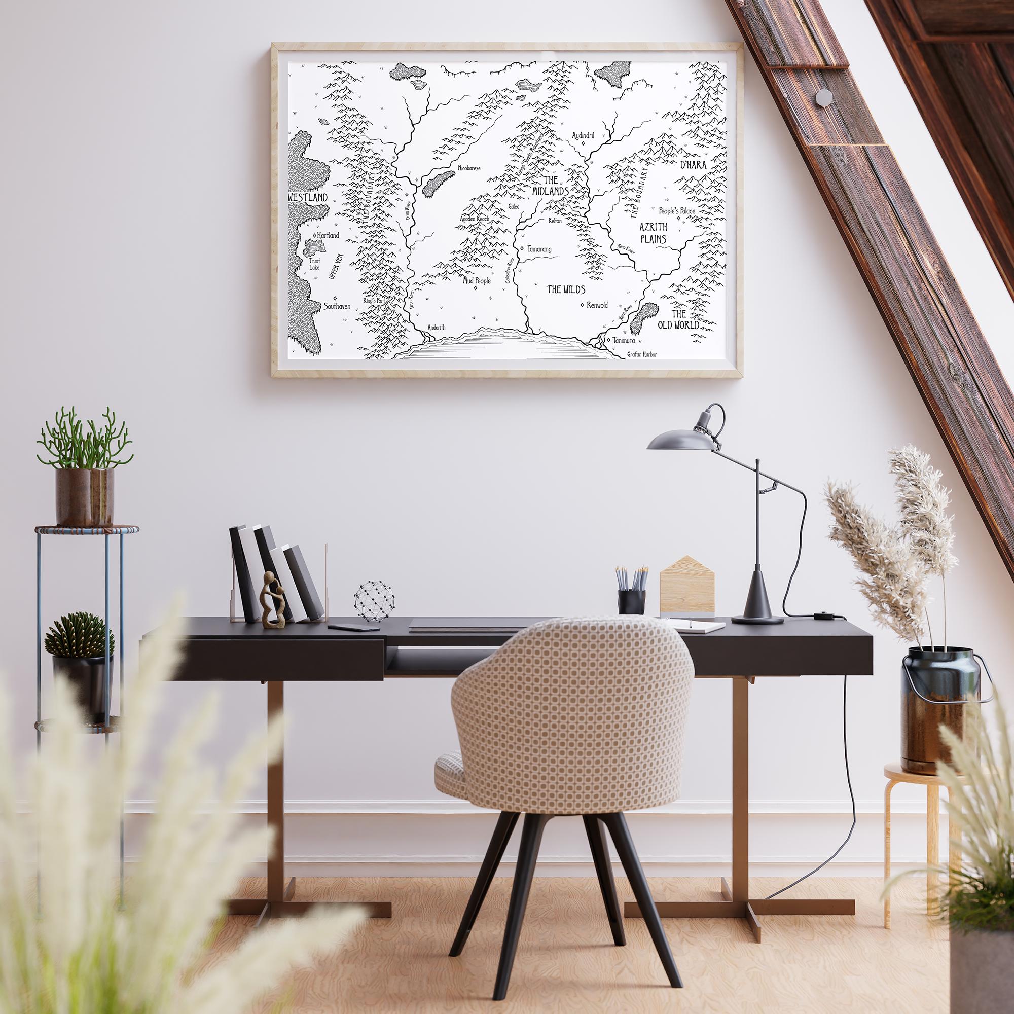 Map of Sword of Truth - Etsy
