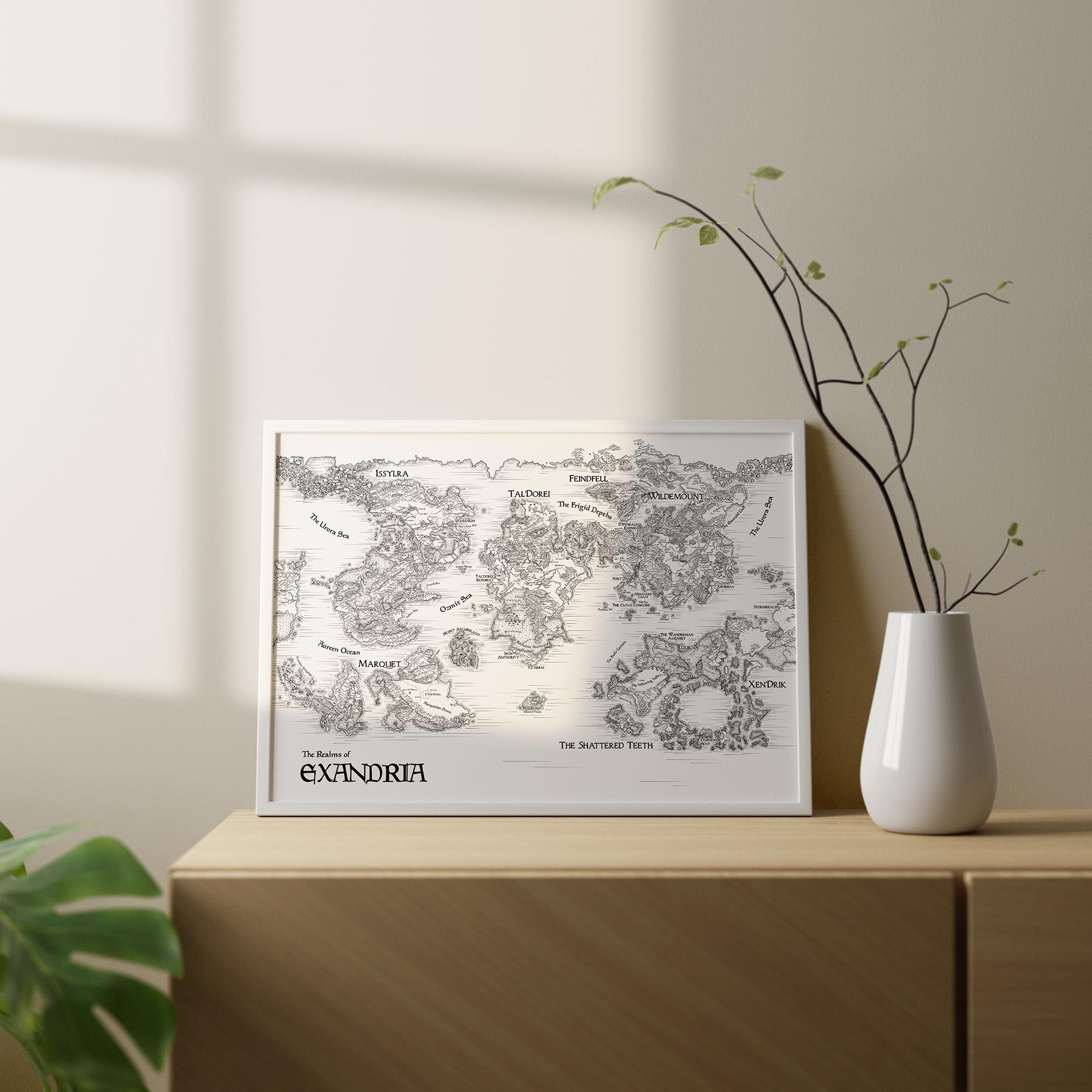 Map of Exandria - Etsy