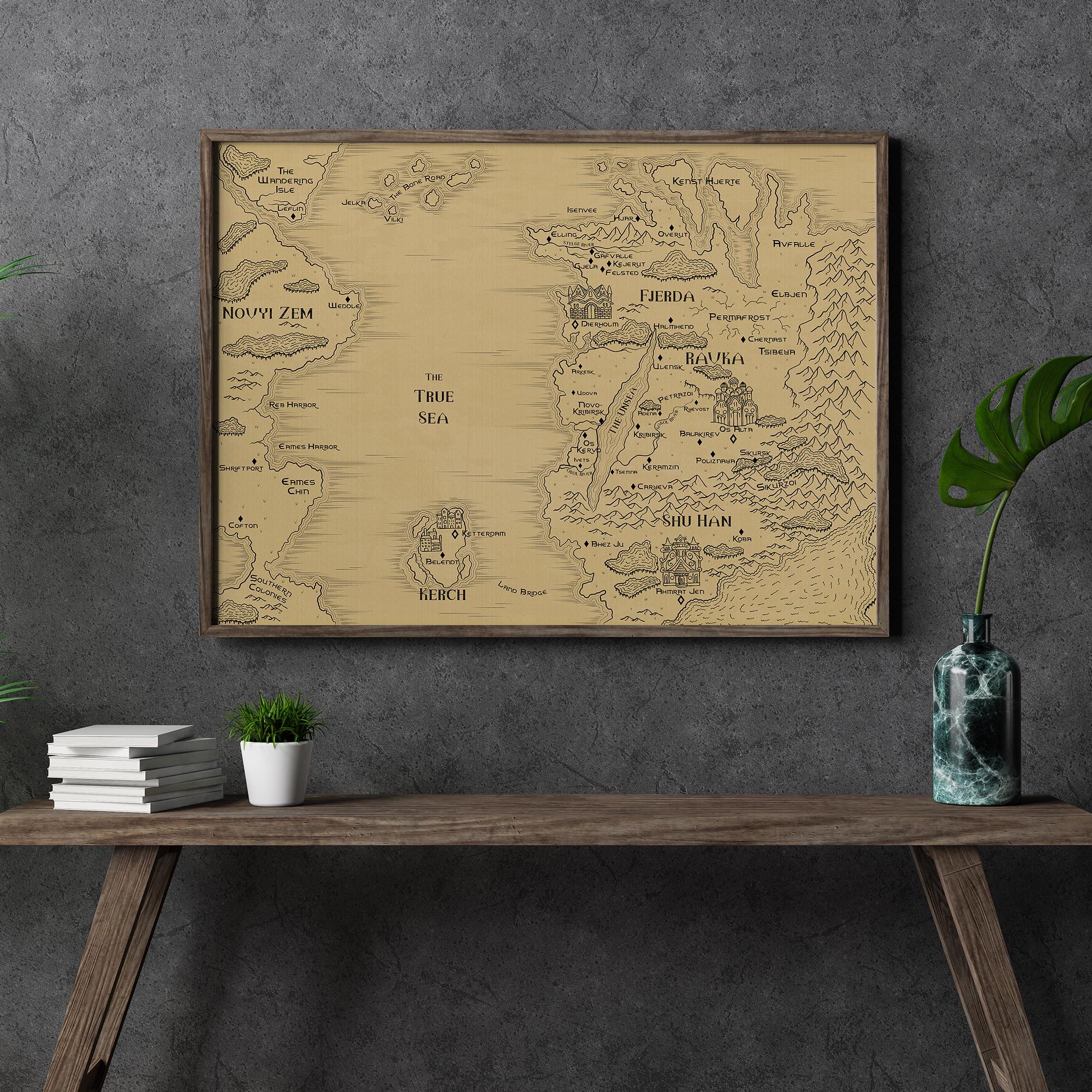 Map of Ravka: Grishaverse - Etsy
