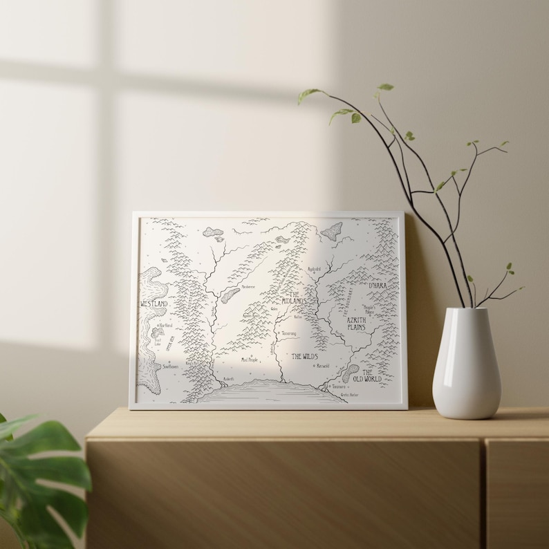 Map of Sword of Truth - Etsy