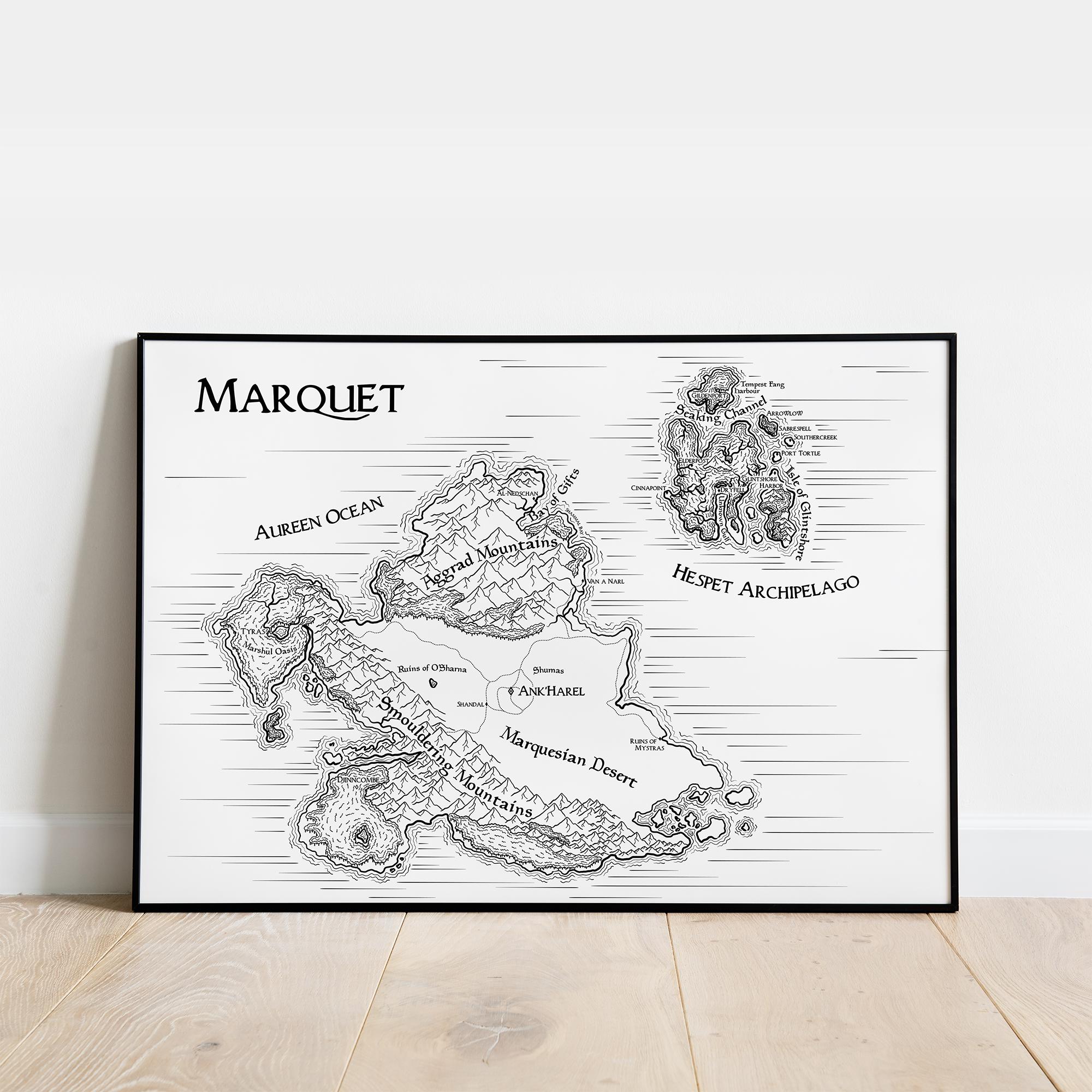 Exandria Map Regions: Tal'dorei | Marquet | Wildemount | Issylra - Etsy