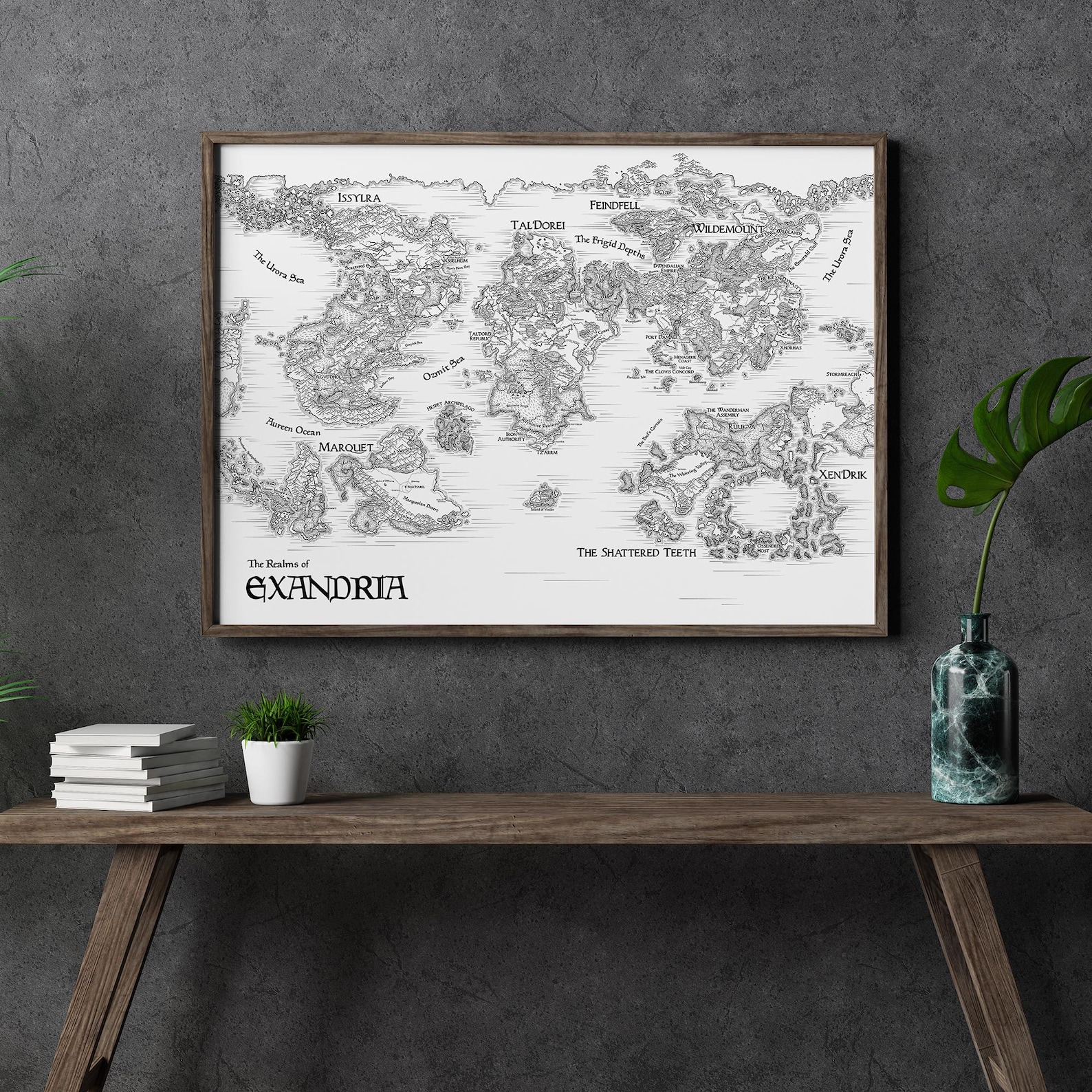 Map of Exandria - Etsy