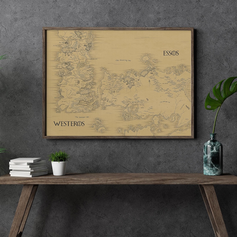 Map of GOT - Etsy