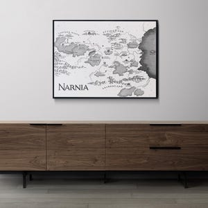 Map of Narnia - Etsy