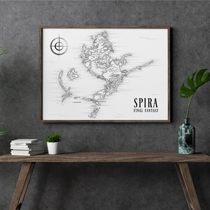Map of Spira: Final Fantasy X - Etsy