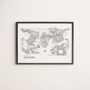 Map of Exandria - Etsy
