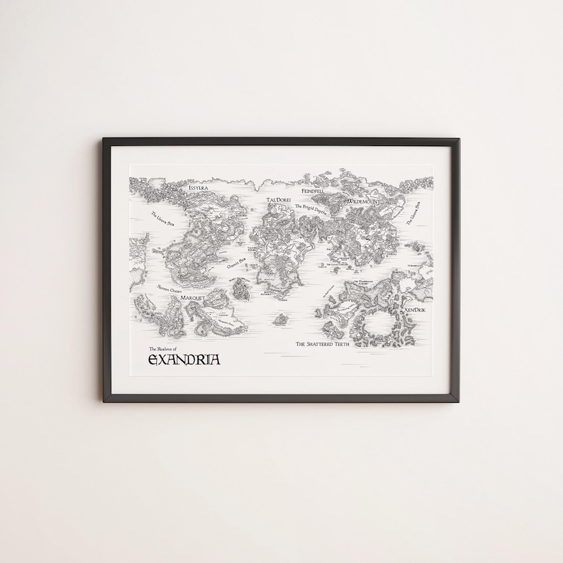 Map of Exandria - Etsy