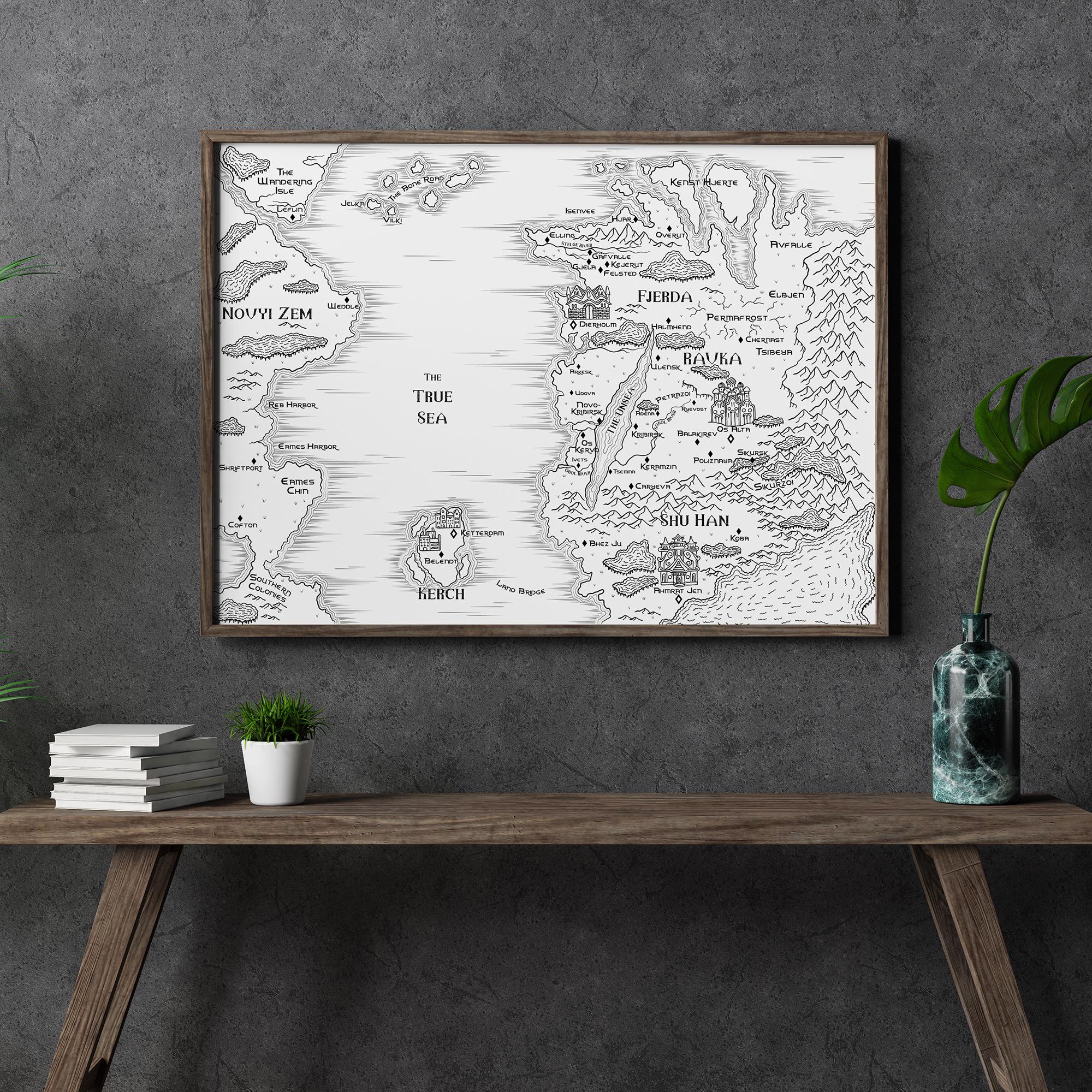 Map of Ravka: Grishaverse - Etsy
