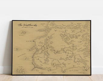 Hand-drawn Wheel of Time Map, Fantasy Art (18x24) - Etsy