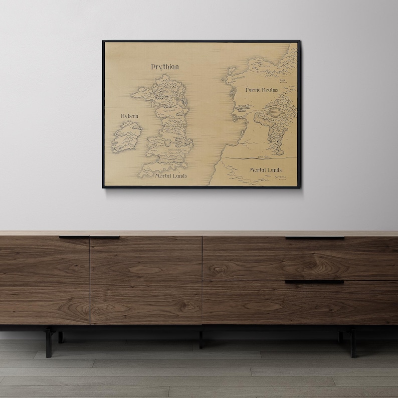 Map of Prythian: ACOTAR - Etsy