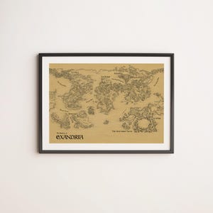 Map of Exandria - Etsy